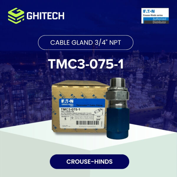 Eaton Crouse Hinds TMC3-075-1 Cable Gland Armoured Aluminium 3/4 Inch ...